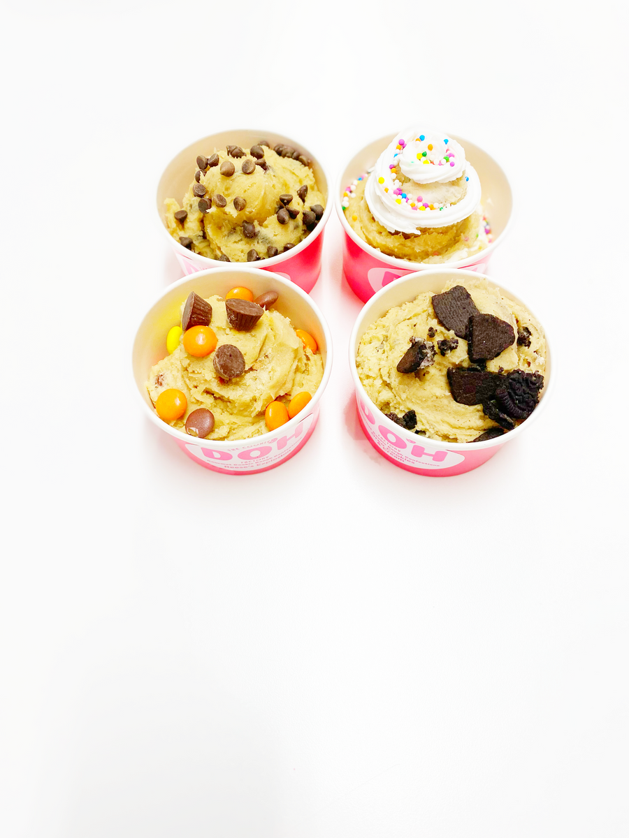 Edible Cookie Dough safe-to-eat |The Cookie DOH Factory & 4 pack – The ...