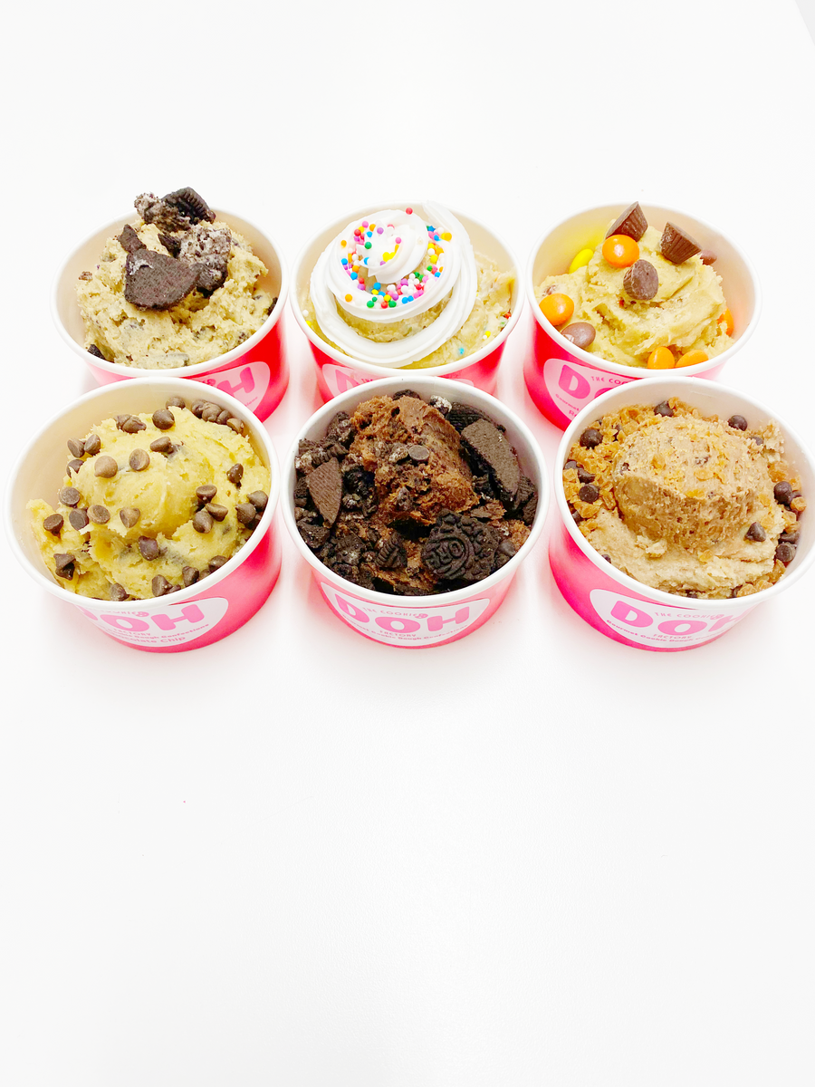 Edible Cookie Dough safe-to-eat |The Cookie DOH Factory & 6 pack – The ...